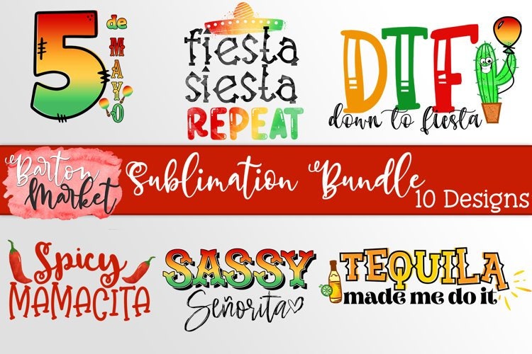 Fiesta Bundle for Sublimation Digital Download - Etsy