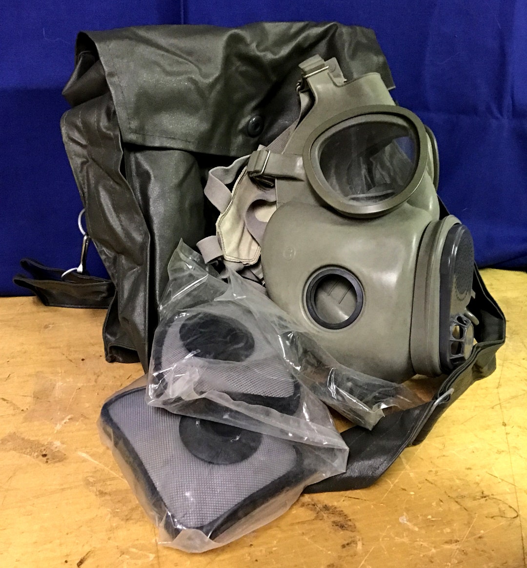 East German Gas Mask With Bag - Etsy