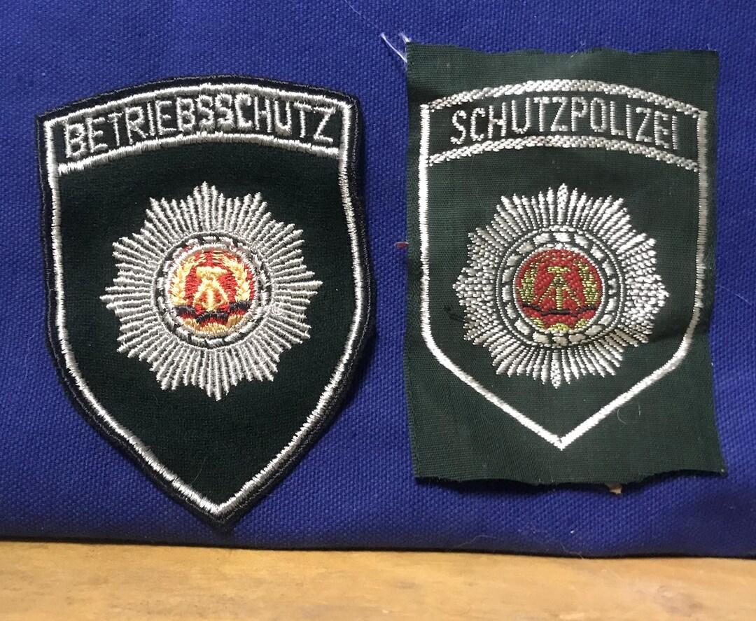 Cold War DDR Volkspolizei Patches - Etsy