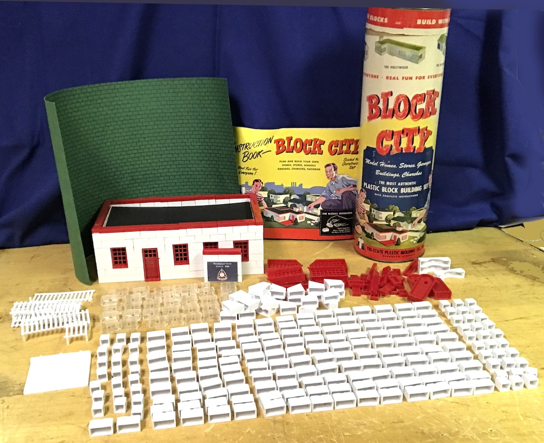 1950s Cold War Building Toy, Cement Block. Build Your Own Fallout ...