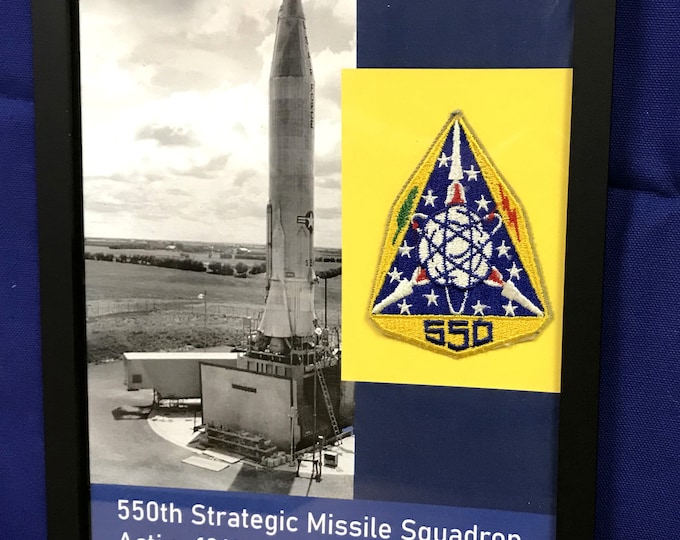 1960s 550th Strategic Missile Squadron ICBM Patch Display - Etsy