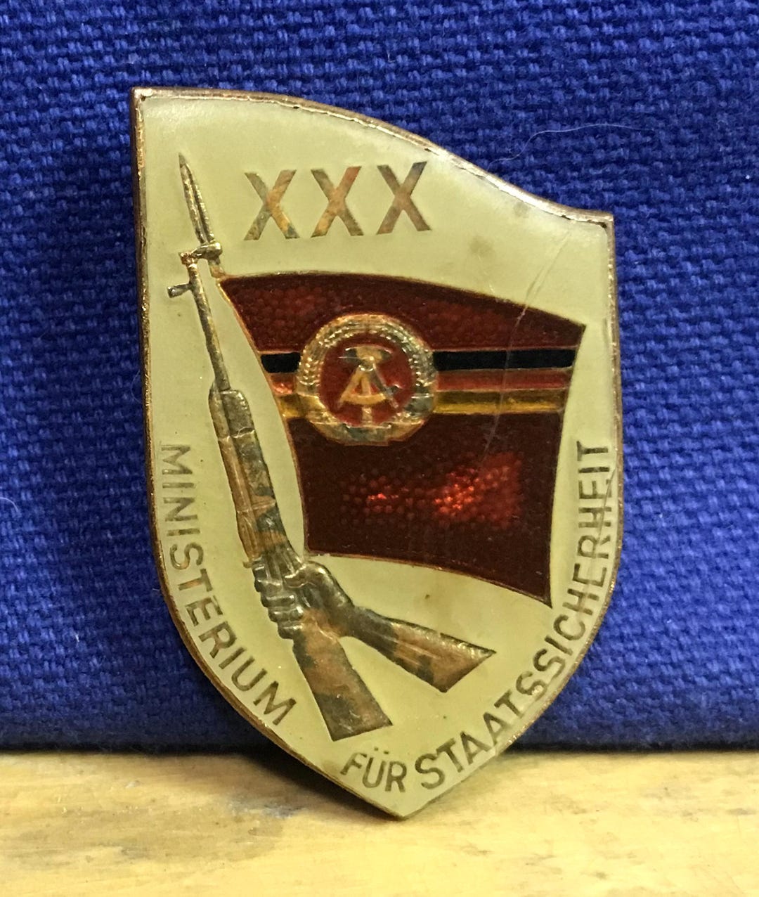 Stasi East German Pin - Etsy