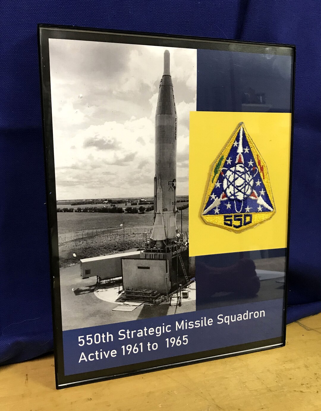 Framed 1960s Atlas Missile Display With Original Vintage Patch - Etsy