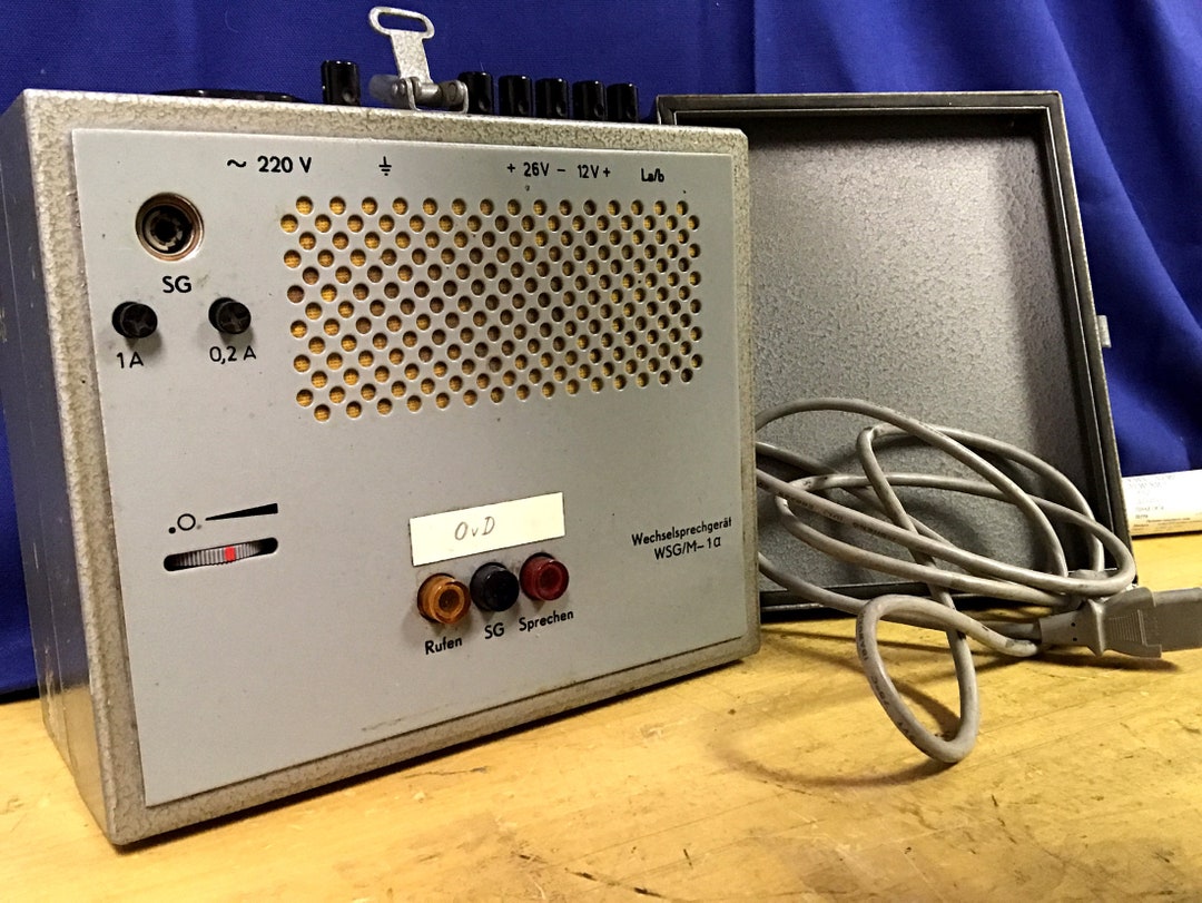 East German Army Speaker / Intercom, Radio Accessory - Etsy