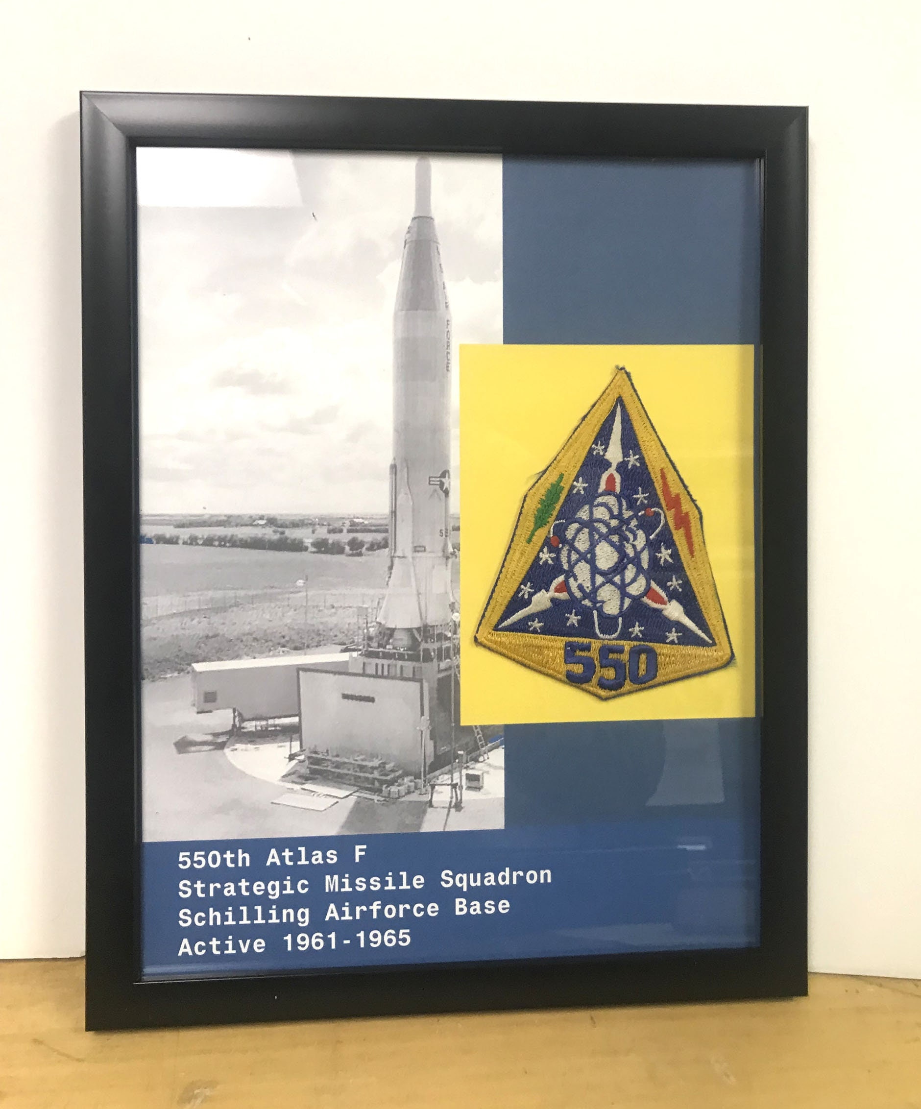 1960s 550th Strategic Missile Squadron ICBM Patch Display - Etsy