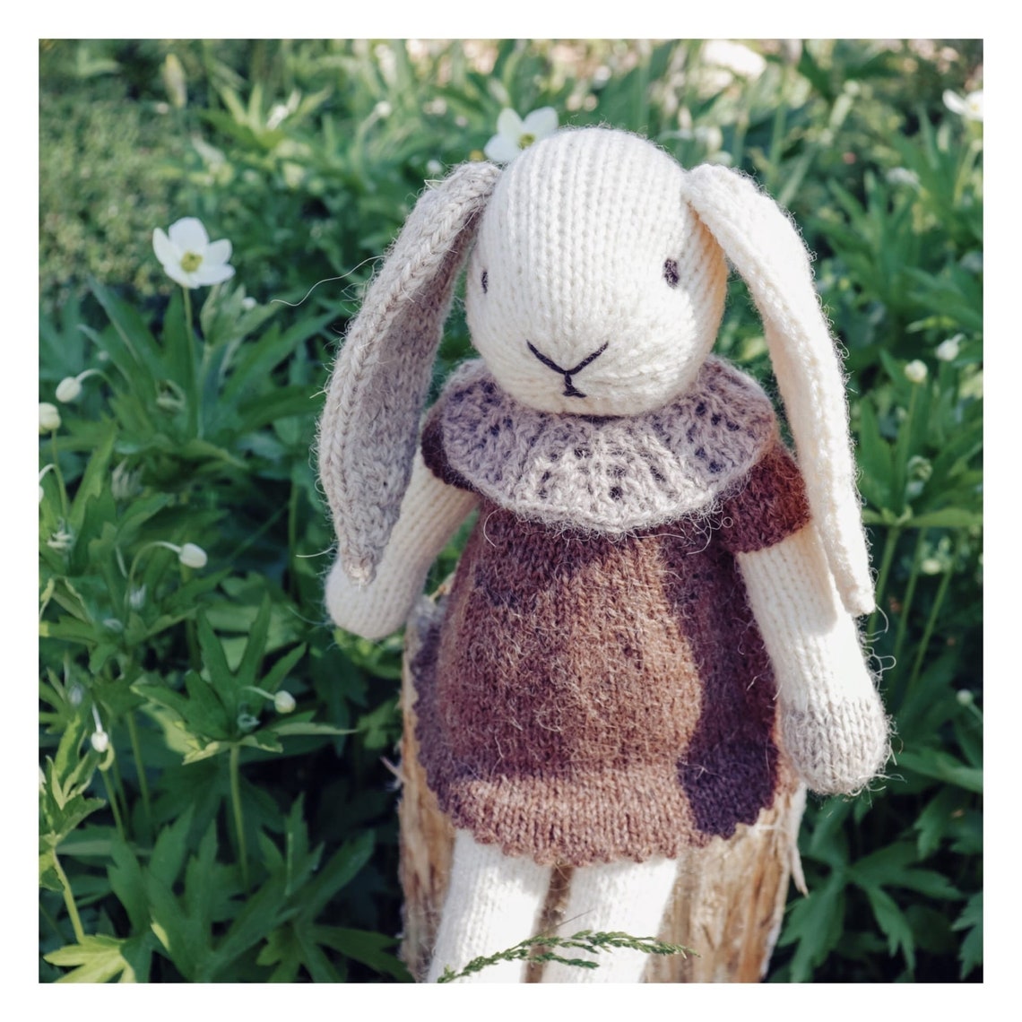 2 Little Bunny Knitting Patterns Knitted Animal Patterns - Etsy