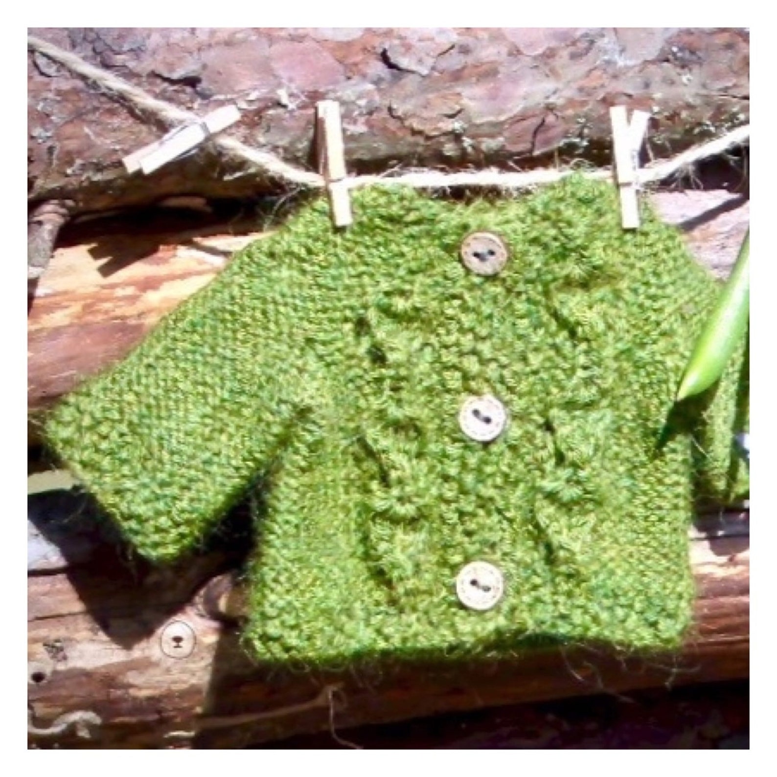 Doll Clothes Knitting Pattern Knitted Doll Cardigan Pattern. - Etsy