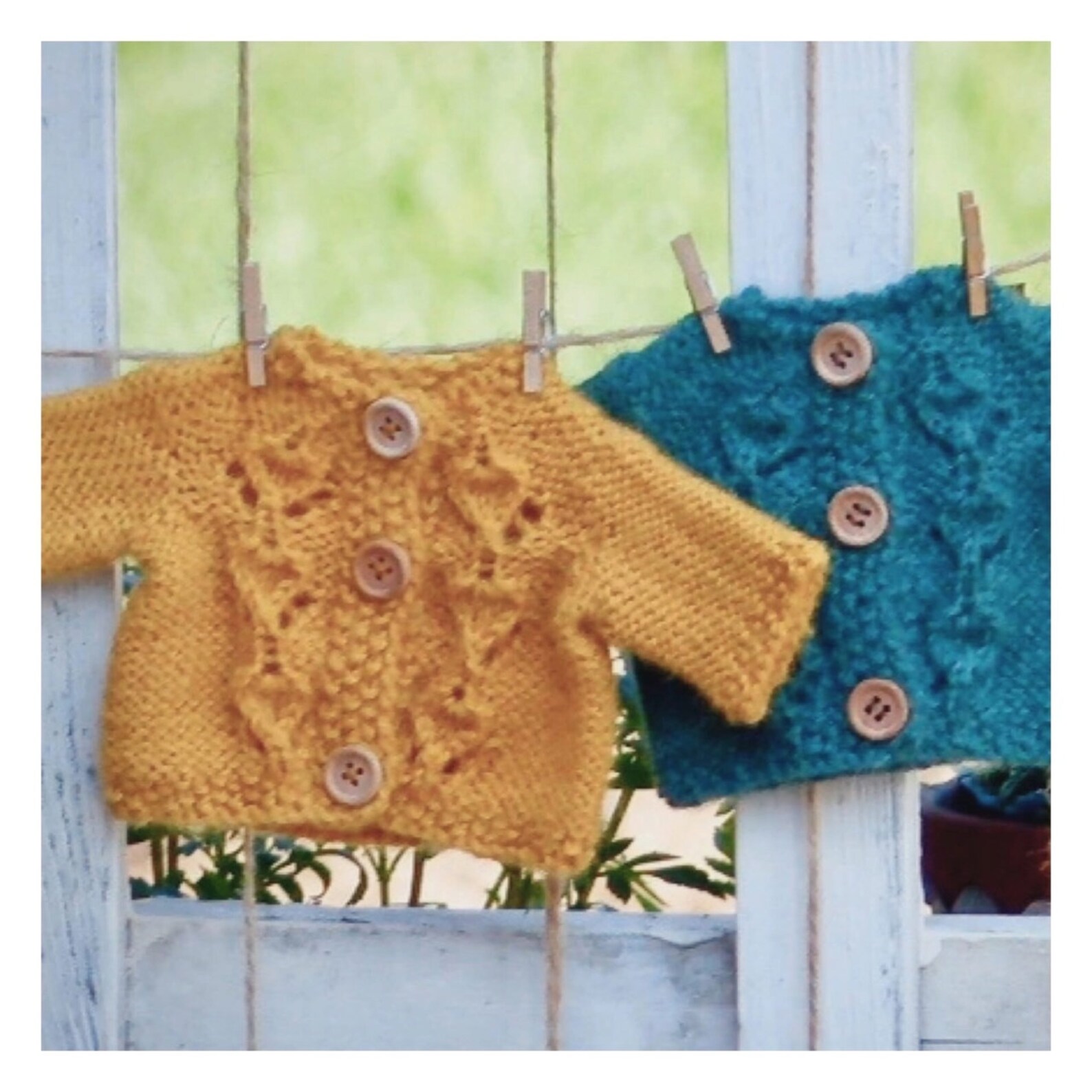 Doll Clothes Knitting Pattern Knitted Doll Cardigan Pattern. - Etsy