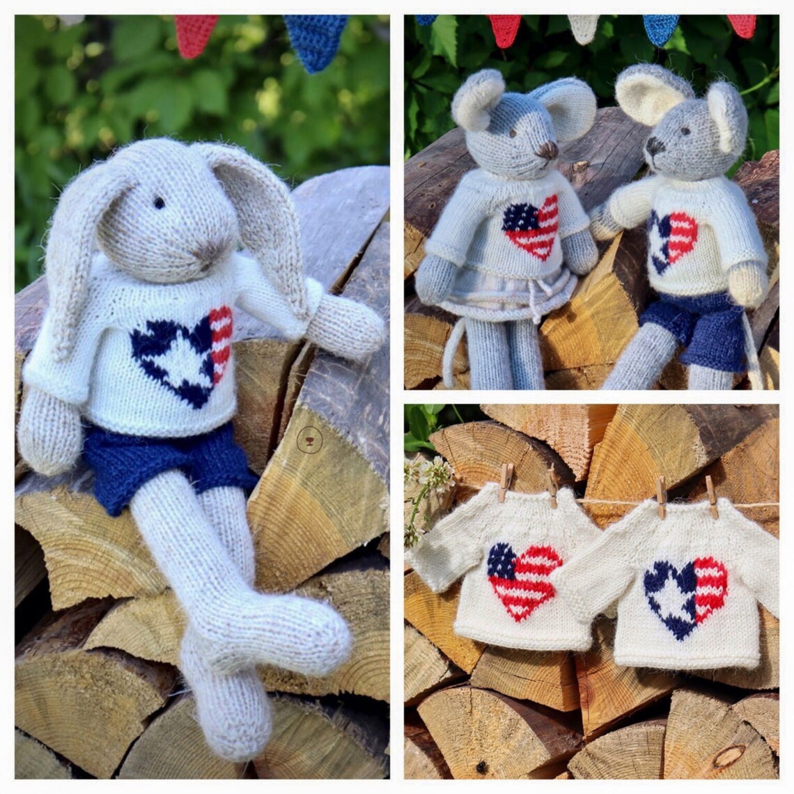 Dolls Clothes Knitting Pattern Knitted Doll Sweater Pattern - Etsy