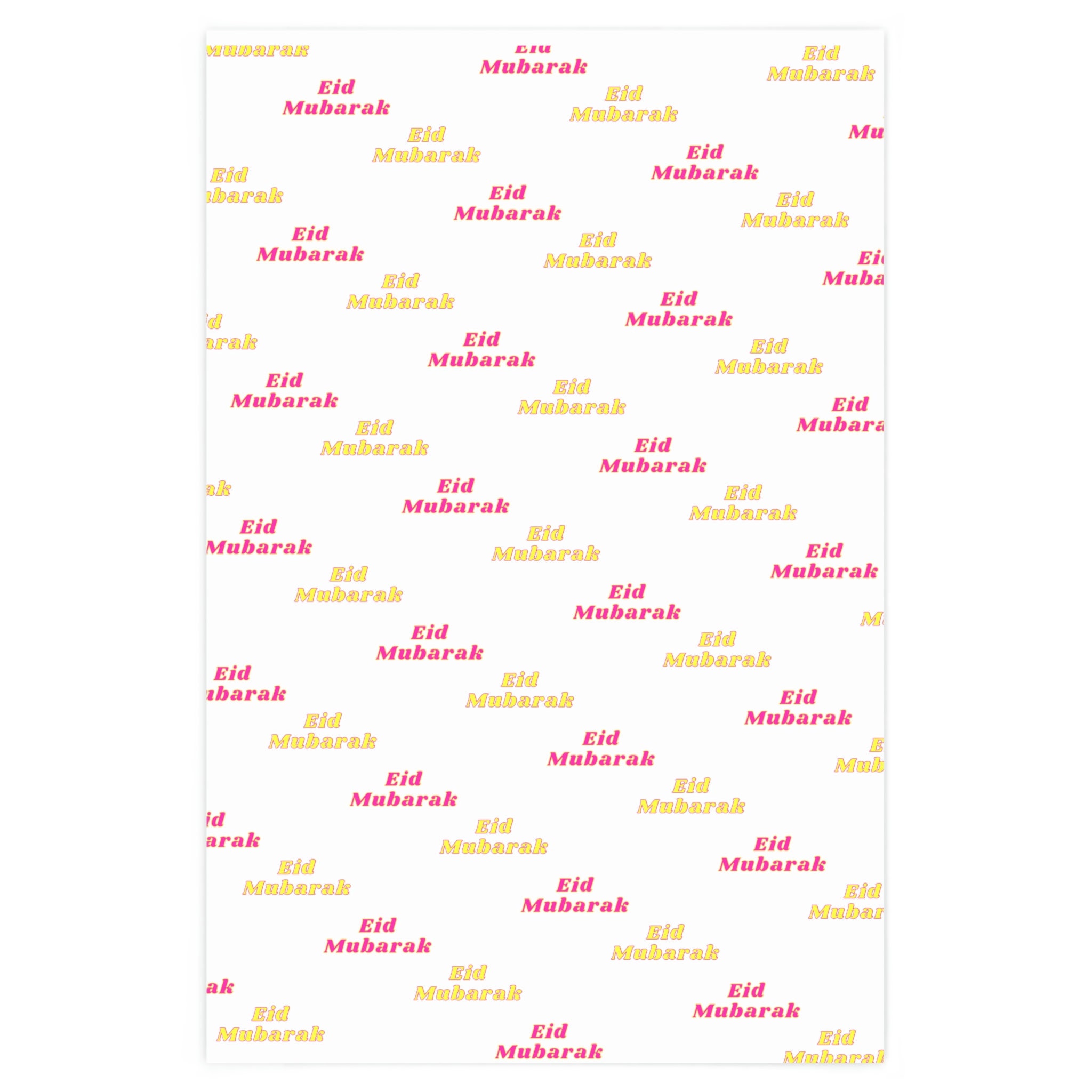 Eid Mubarak Wrapping Paper for Eid Gift Wrap for Ramadan Gift for ...
