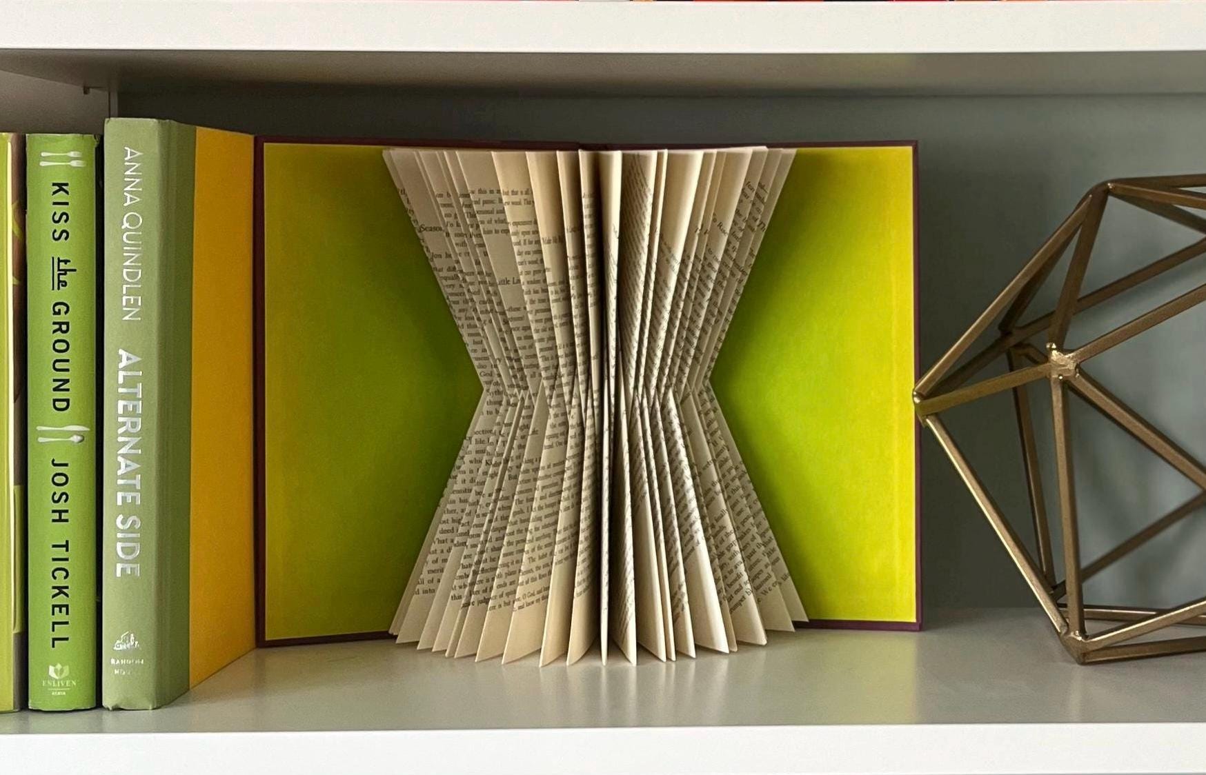 Upcycled Book Art/ Wall Art / Bookshelf Art/ 3D Book Art / Book ...