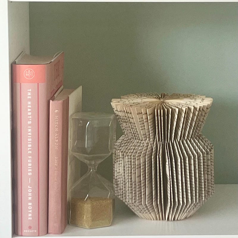 Book Folding Vases - Etsy