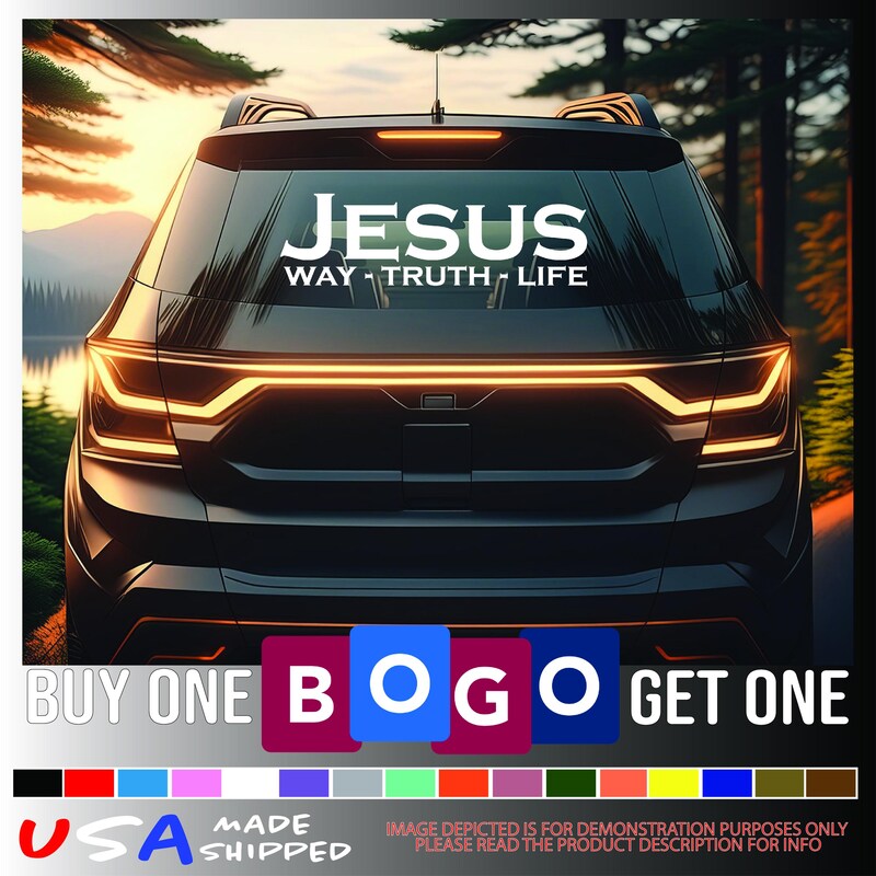 Jesus Decal - Etsy