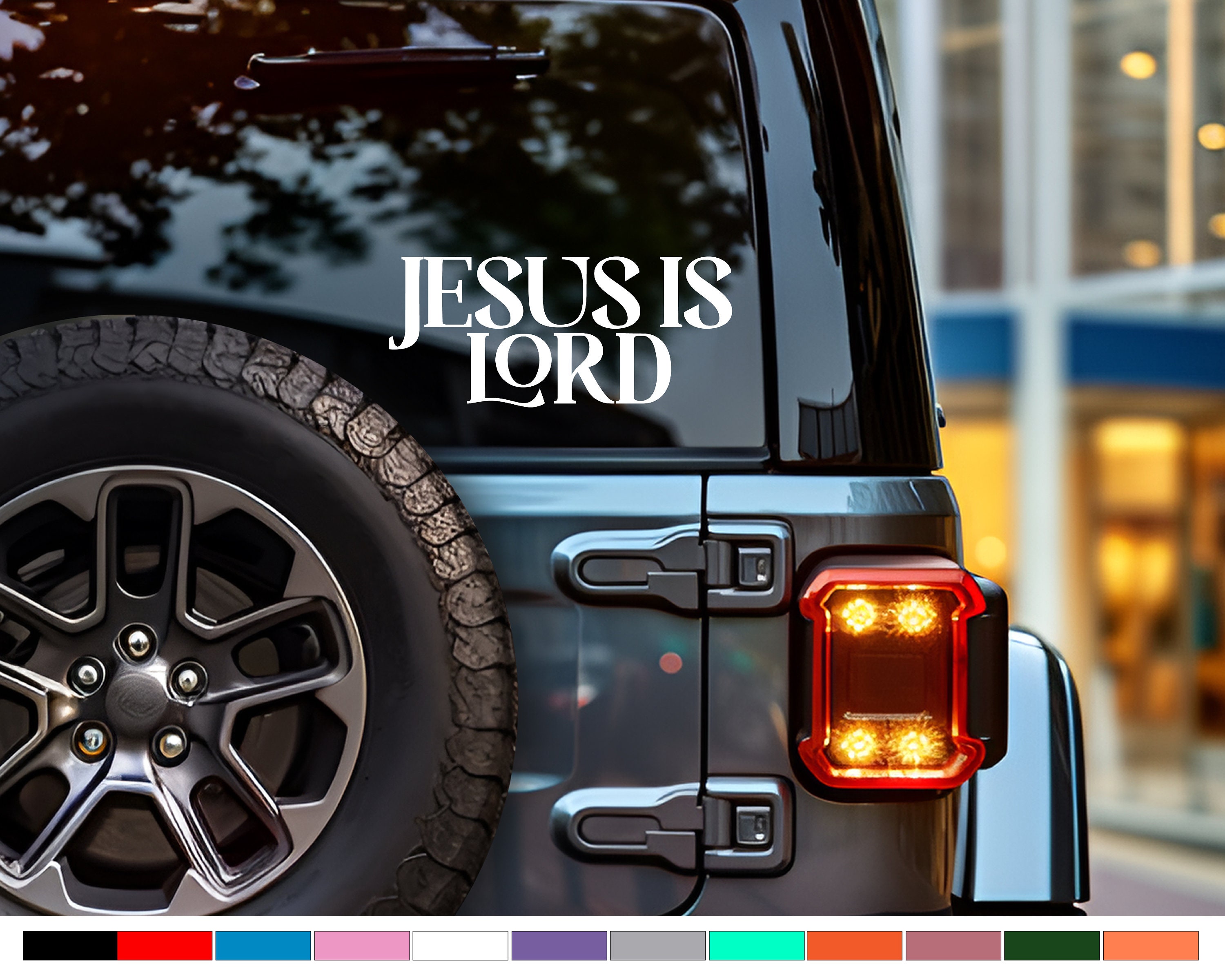 Jesus is Lord Christian Decal Christian Decal Scripture - Etsy