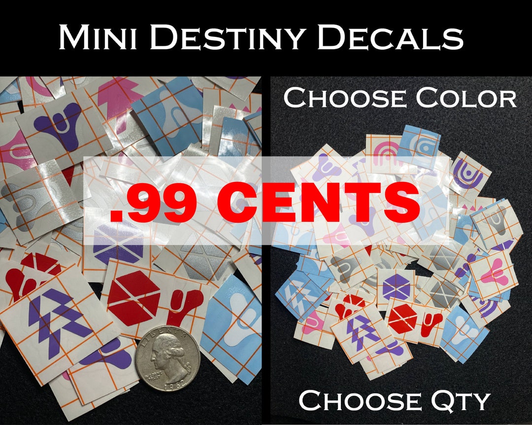 Destiny Decal Destiny Stickers Destiny Gift Mini Destiny - Etsy