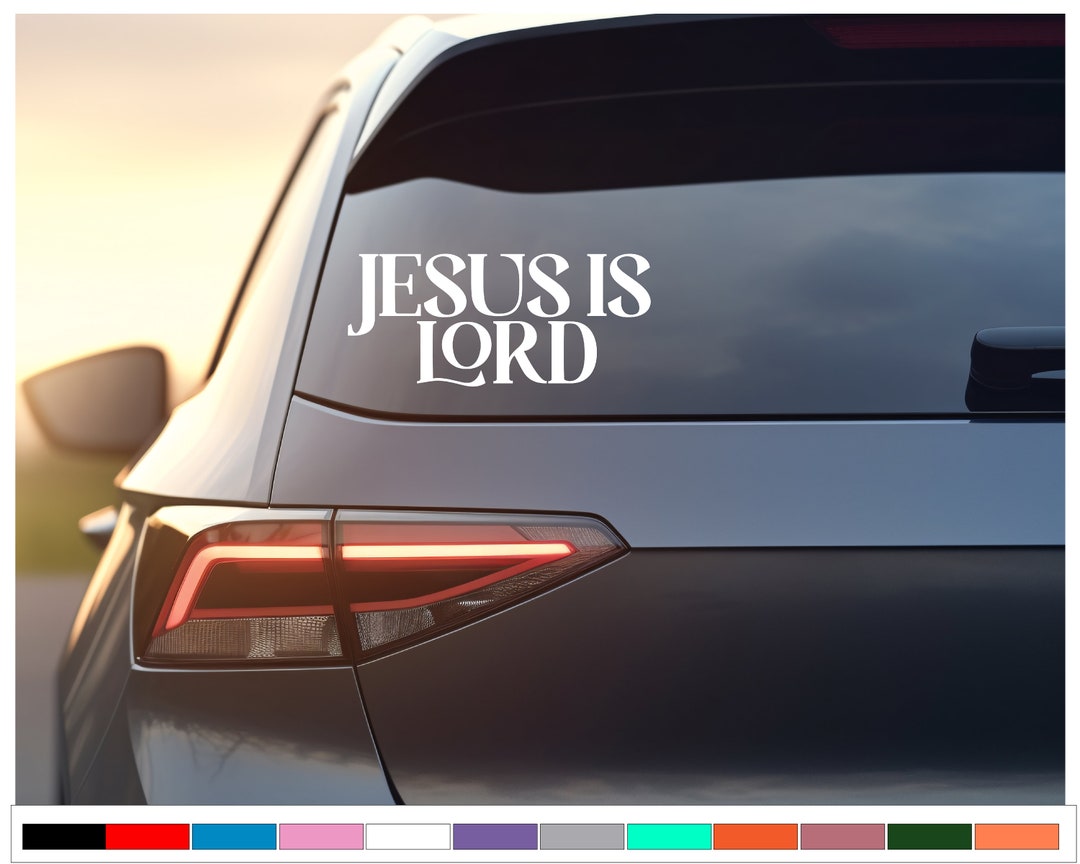 Jesus is Lord Christian Decal Christian Decal Scripture - Etsy
