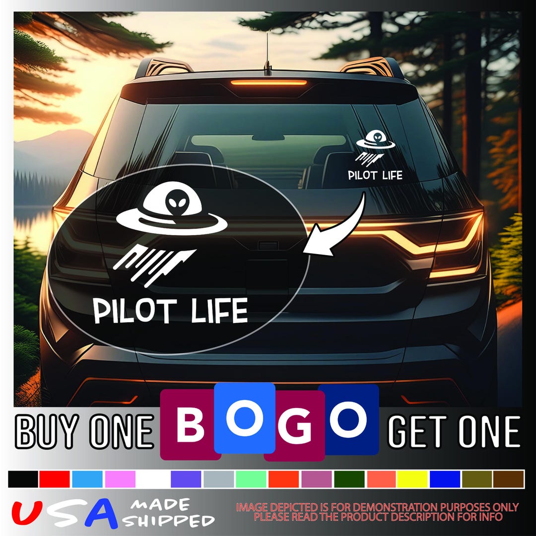 Pilot Life Alien Decal | Pilot Decal | Airplane Enthusiasts | Airplane ...
