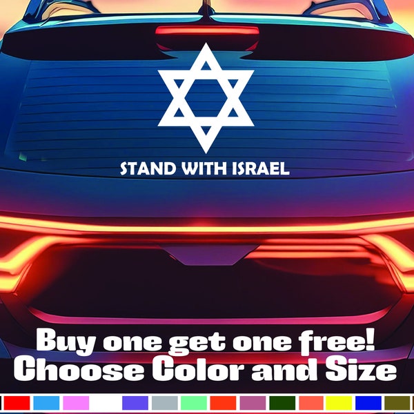 Israel Stickers - Etsy