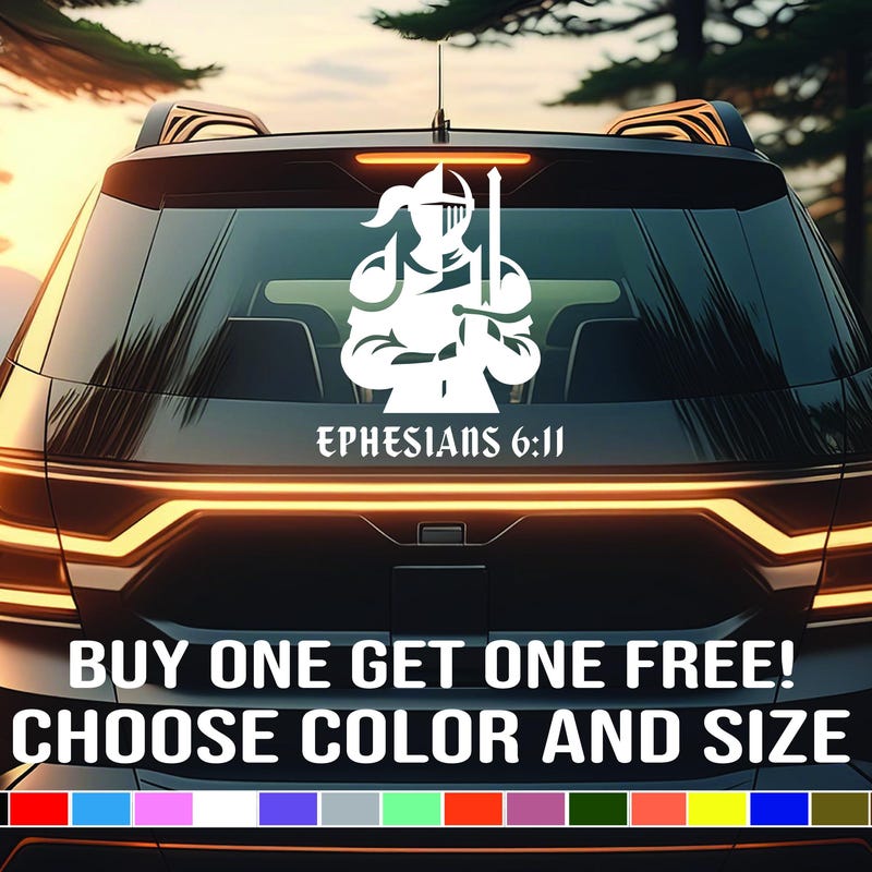 Armor of God Decal - Etsy