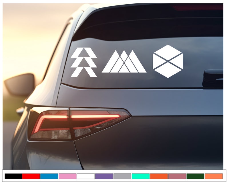 Destiny Decal Class Set Destiny Titan Destiny Sticker - Etsy