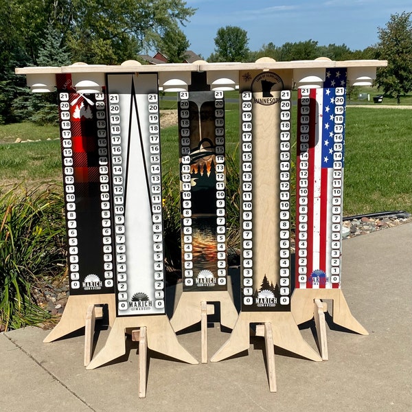 Cornhole Score Tower Svg - Etsy