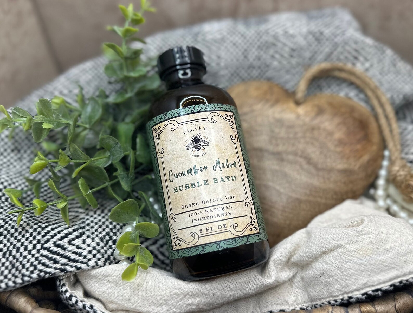 Cucumber Melon Gift Box, Birthday Gift Box for Her, Bubble Bath Gift ...