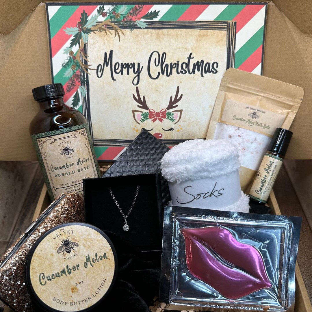Cucumber Melon Gift Box, Christmas Gift Set, Gift for Her, Custom ...