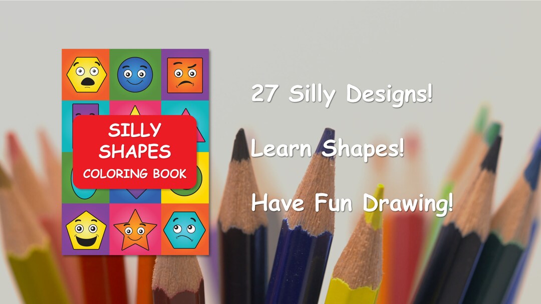 Silly Shapes Coloring Book - Kids Children Fun Family Coloring Pages ...