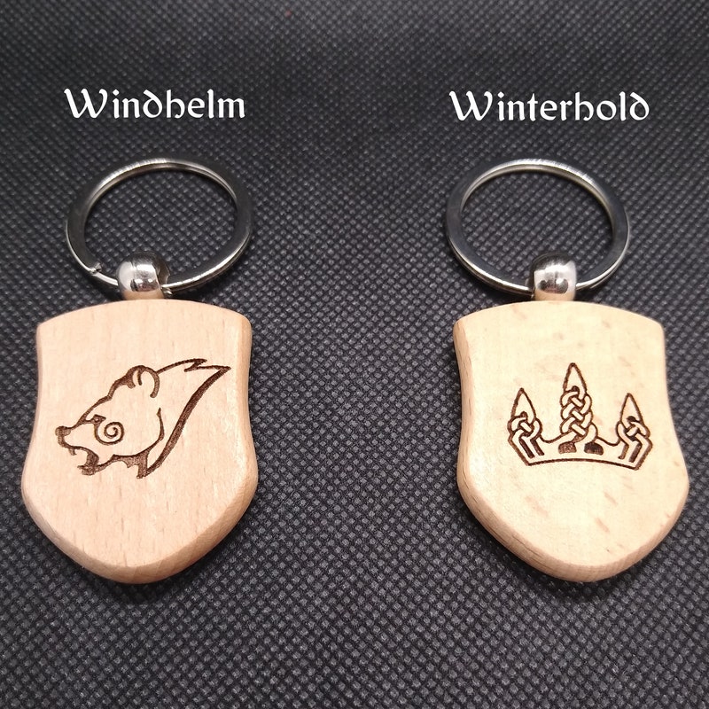Skyrim Keychain - Etsy