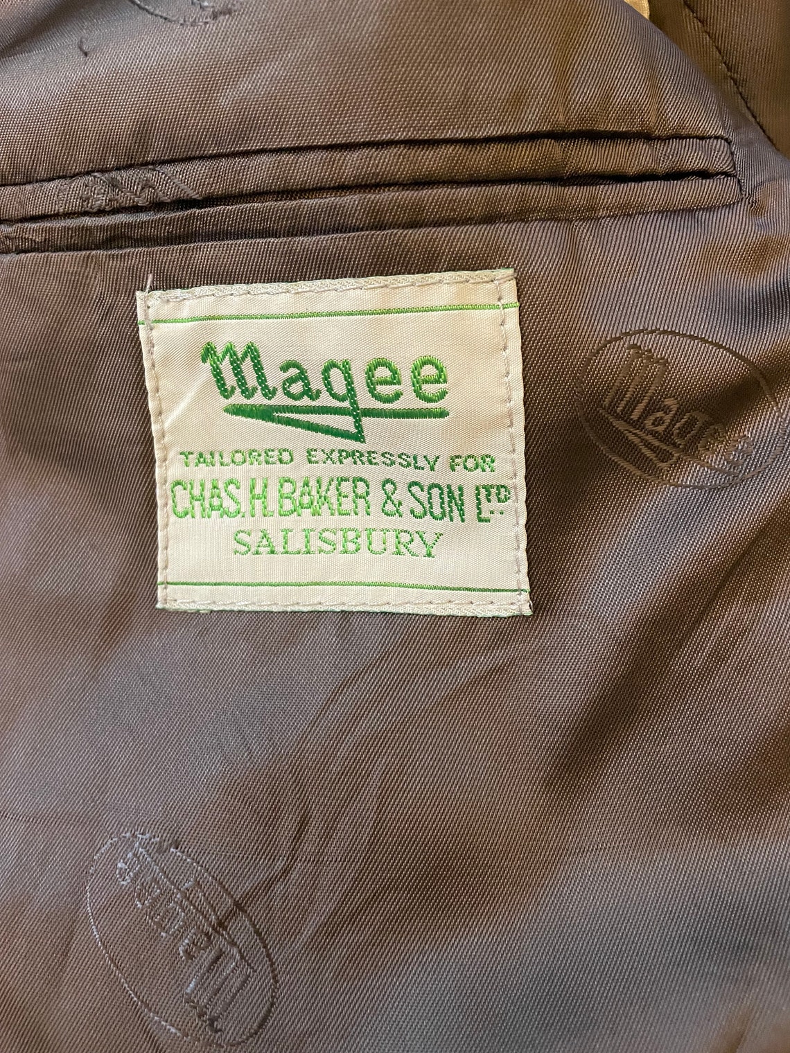 Vintage Magee Two Piece Suit - Etsy