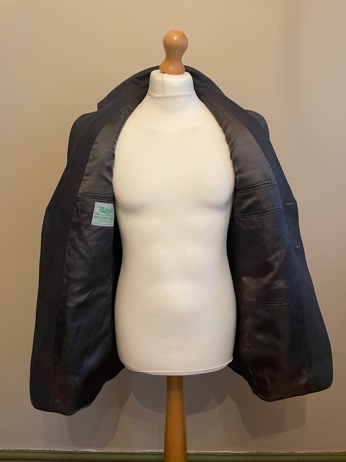 Vintage Magee Two Piece Suit - Etsy