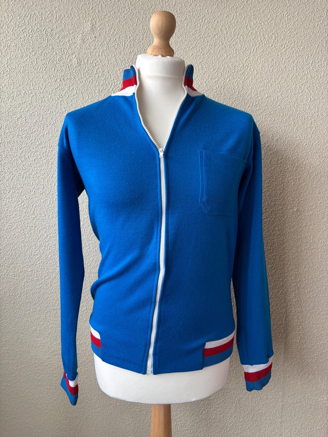 70s Vintage Track Top - Etsy