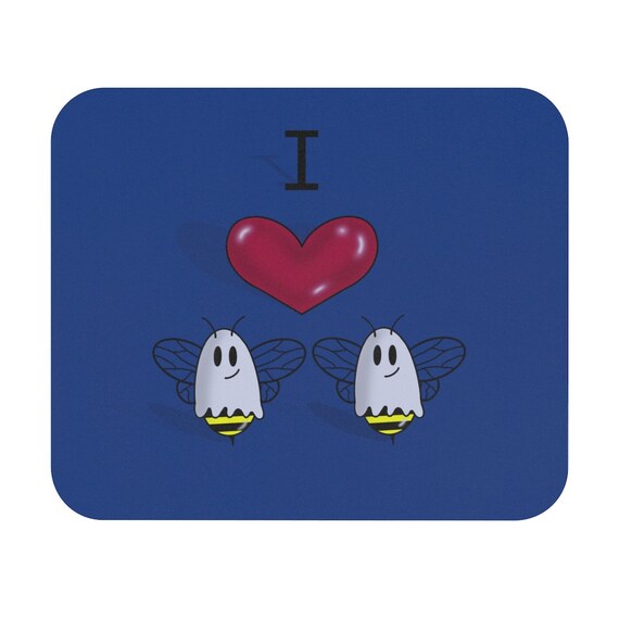 I Love Boo Bees Mouse Pad | Etsy