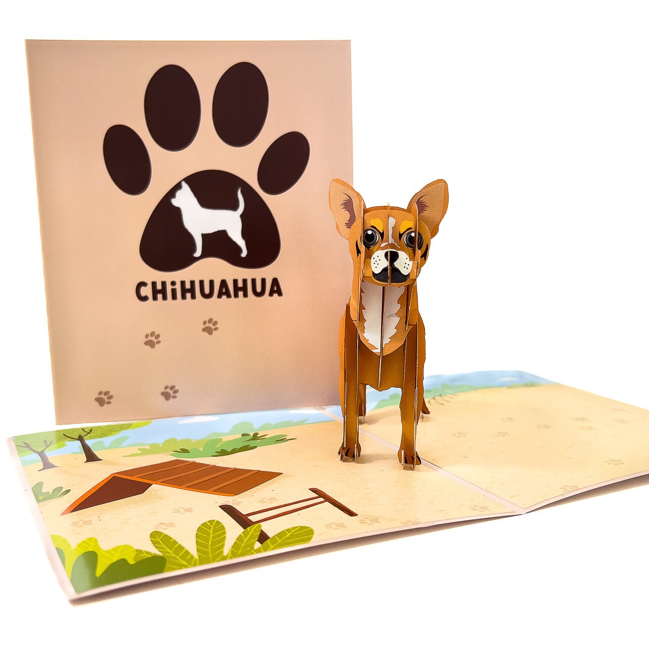 Dog Breed 3D Pop up Greeting Card - Etsy