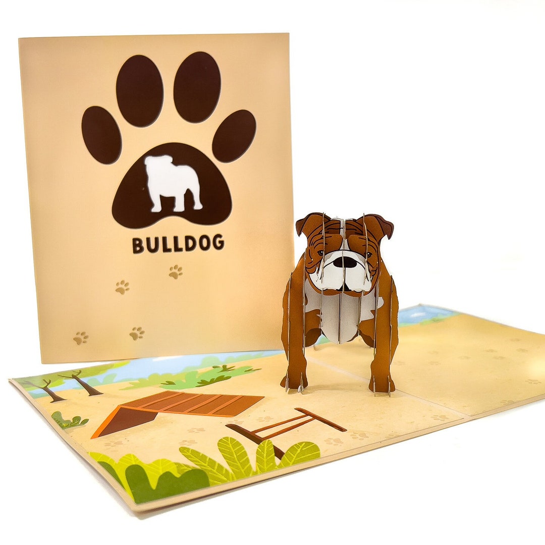 Dog Breed 3D Pop up Greeting Card - Etsy