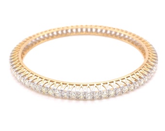 Lab Grown Diamond Bangle - Etsy