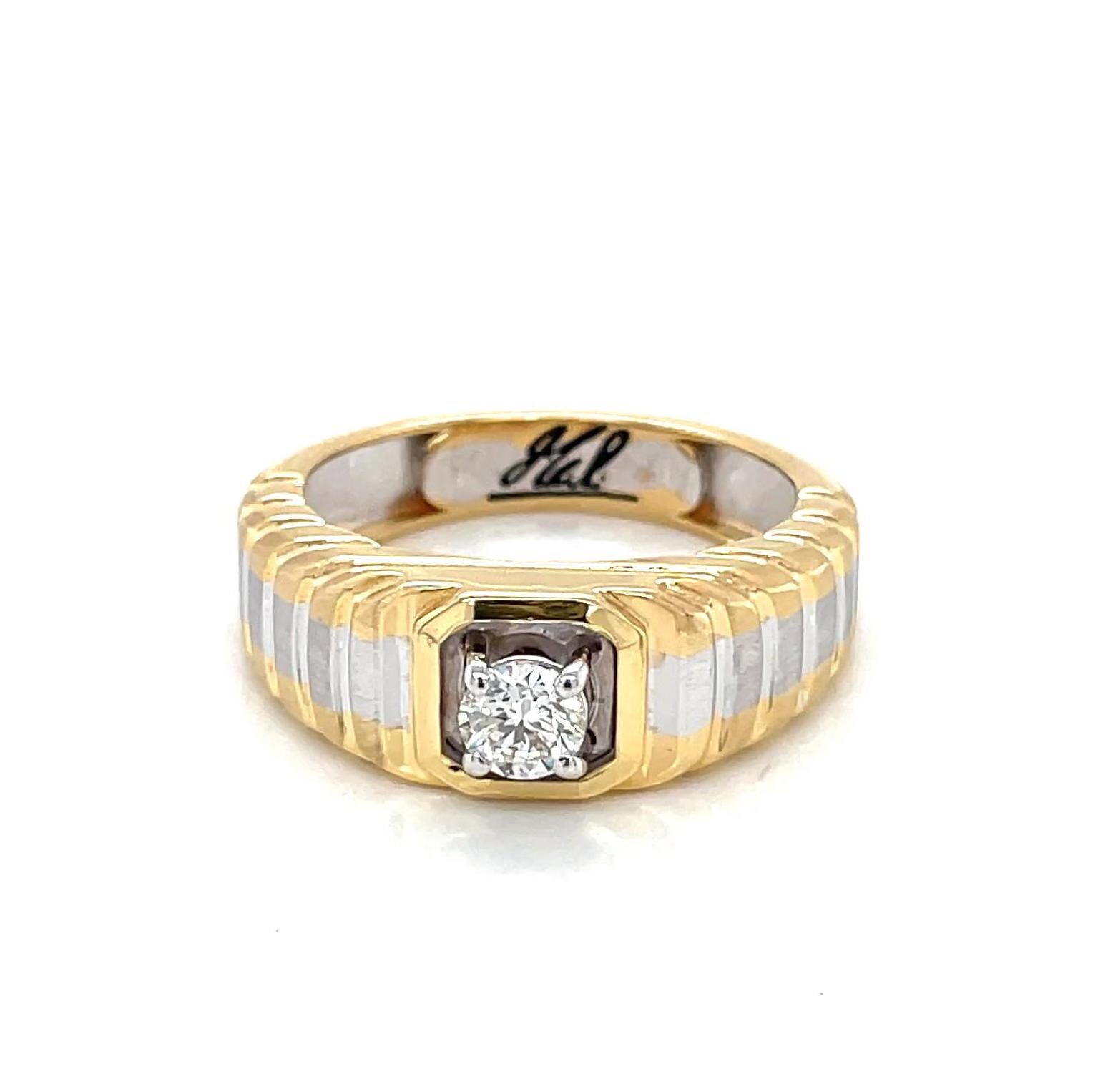 Men's Diamond Ring – MS Dhoni Signature Inspired Design, Elegant 14K ...