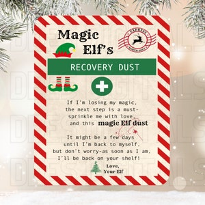 Elf Dust, Magic Elf Dust, Elf Recovery Dust, Elf Dust Printable - Etsy