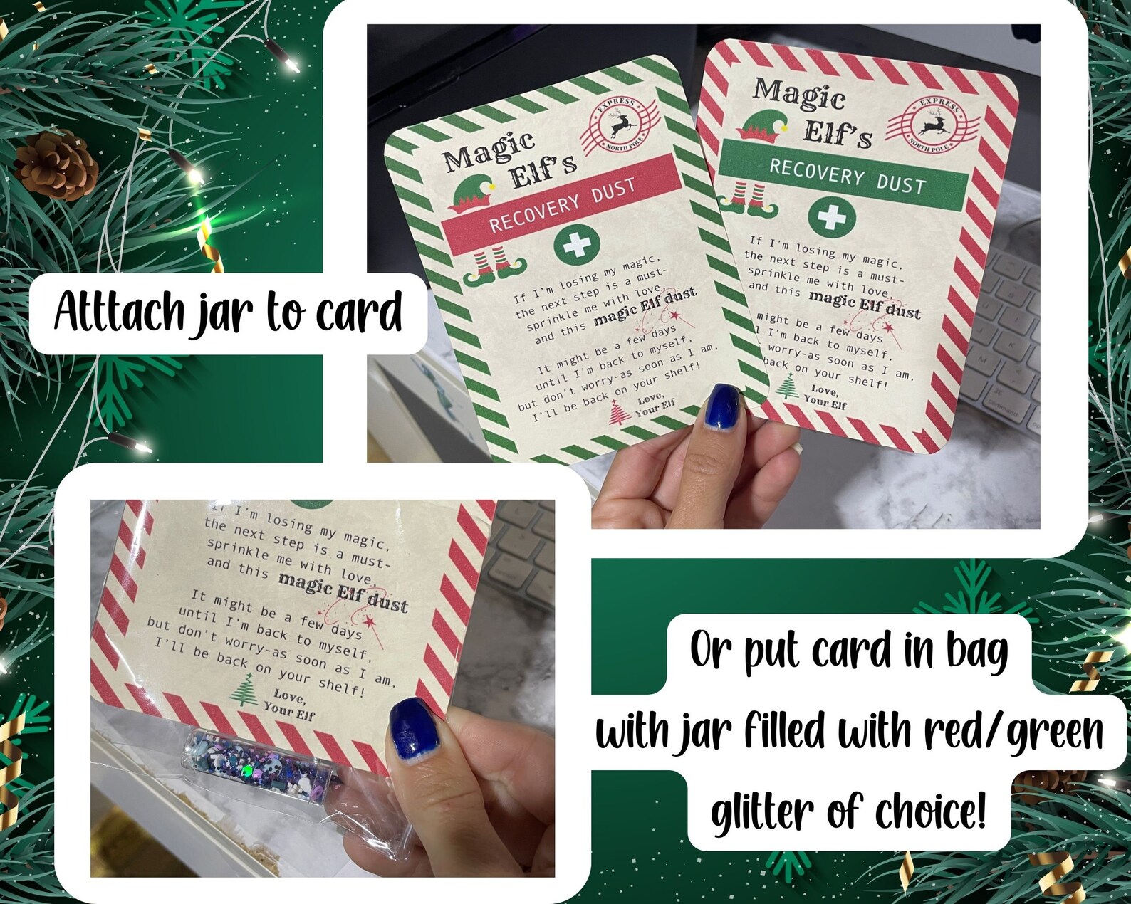 Elf Dust, Magic Elf Dust, Elf Recovery Dust, Elf Dust Printable - Etsy