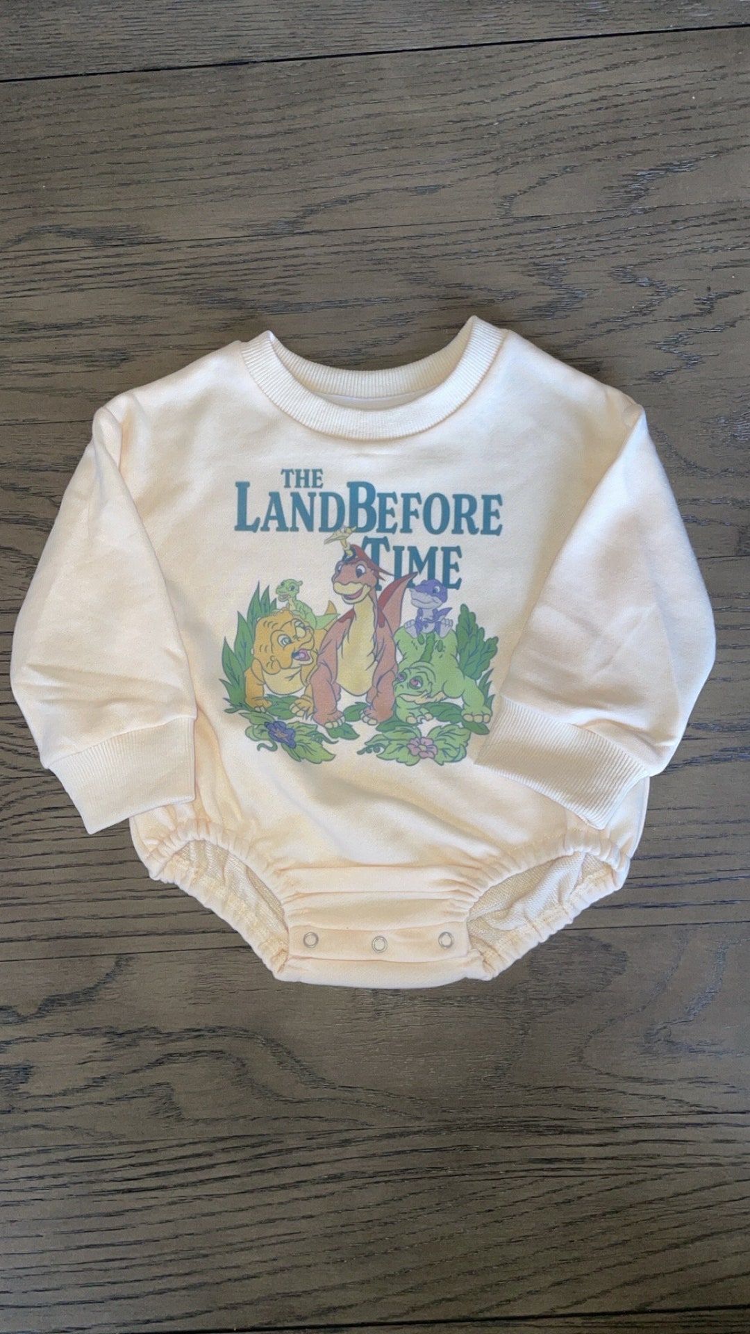 Littlefoot Land Before Time Bubble Romper Baby Gift, Gift for Baby ...