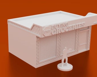 Shanty Town Shacks Miniatures Terrain for Post or Zombie Apocalypse 3D ...