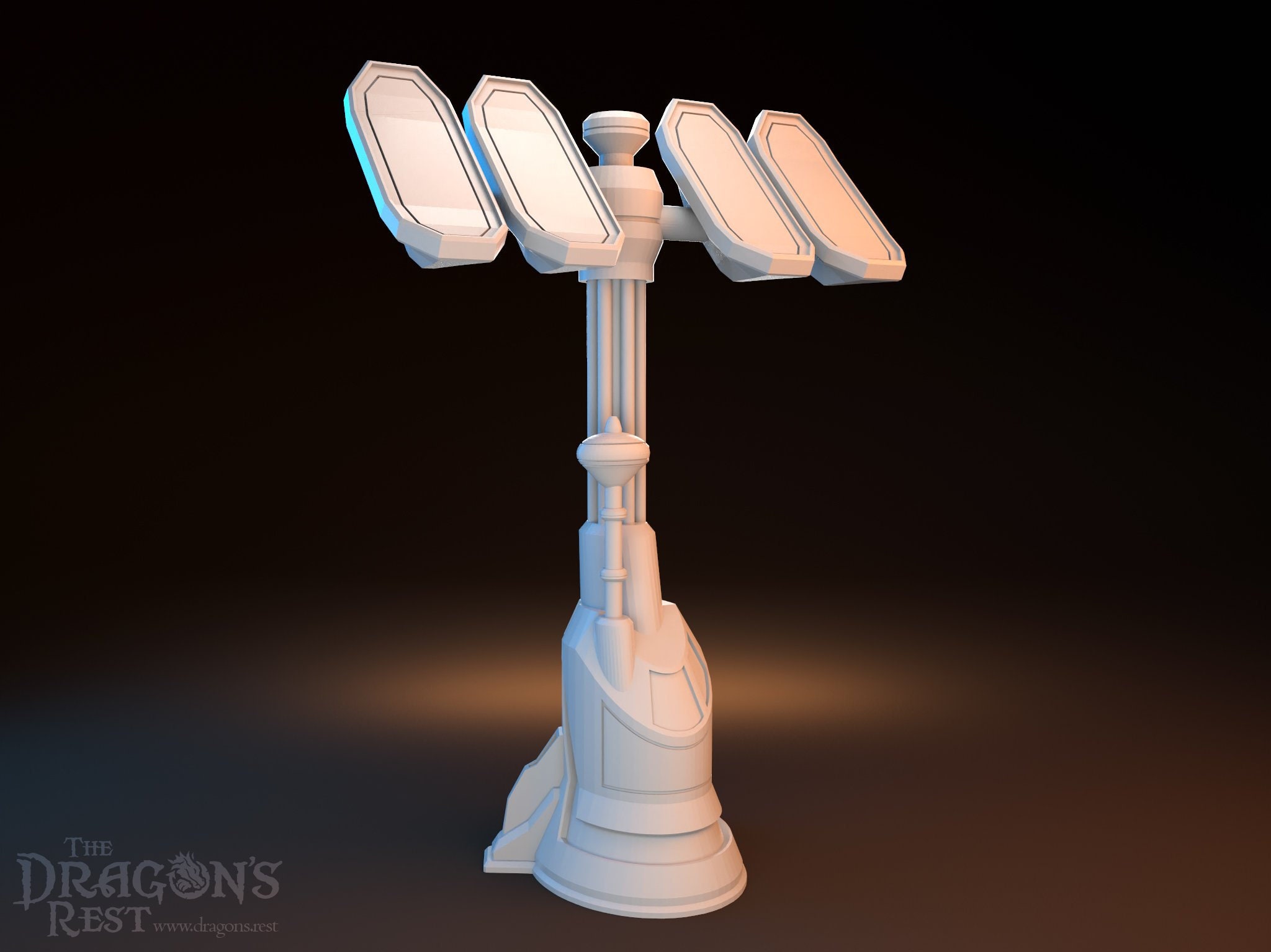 Science Fiction Miniatures Communications Tower Scatter Terrain in 28mm ...