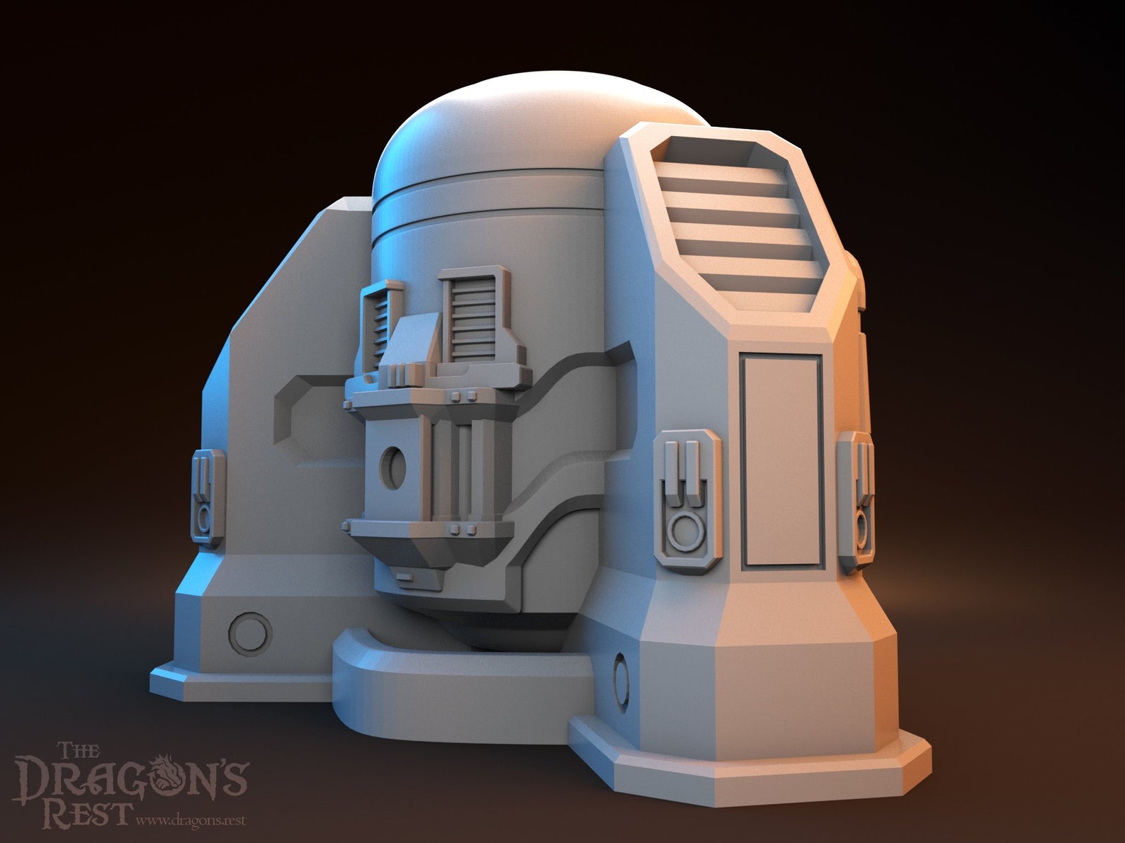 Science Fiction Miniatures Water Extractor/oxygen Pump Scatter | Etsy