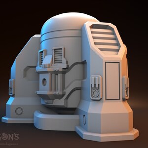 Science Fiction Miniatures Water Extractor/oxygen Pump Scatter Terrain ...