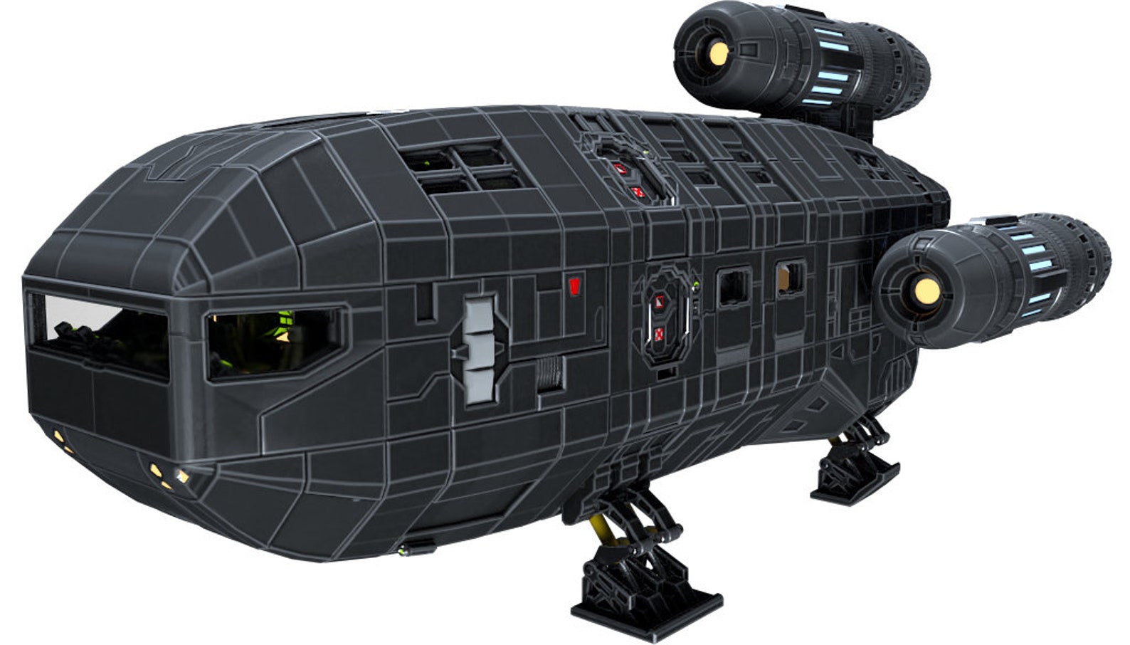 Science Fiction Miniatures Starship Chimera in 28mm by 2nd - Etsy