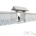 Samurai Stone Walls Miniatures Terrain 3D Printed in 28mm Scale by 3D ...