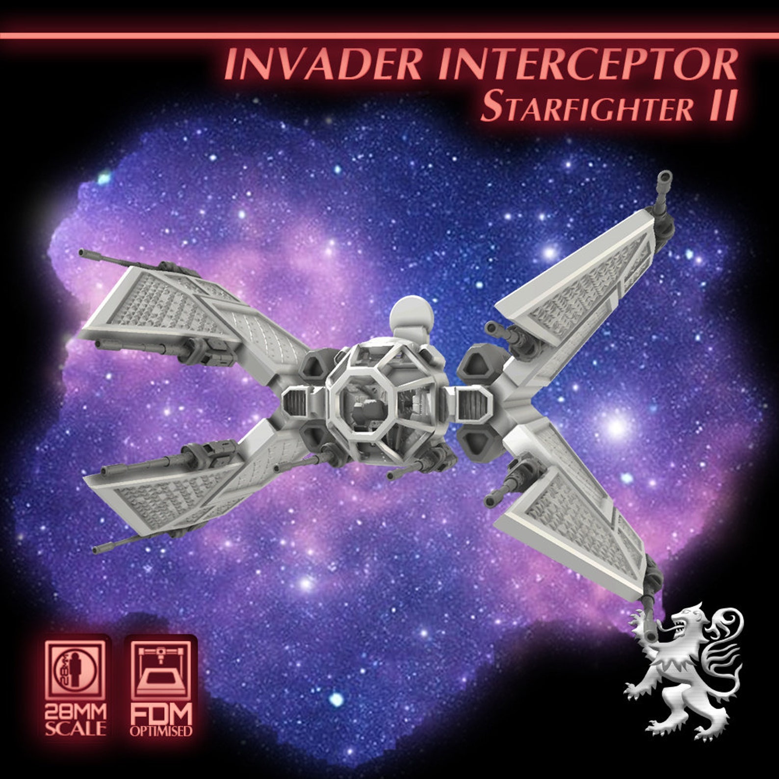 Interceptor Science Fiction Miniature Spaceship Terrain in - Etsy