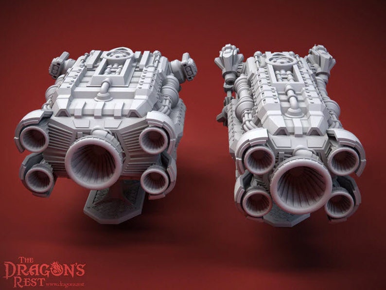 Science Fiction Miniatures Boarding Ship Terrain in 28mm by - Etsy