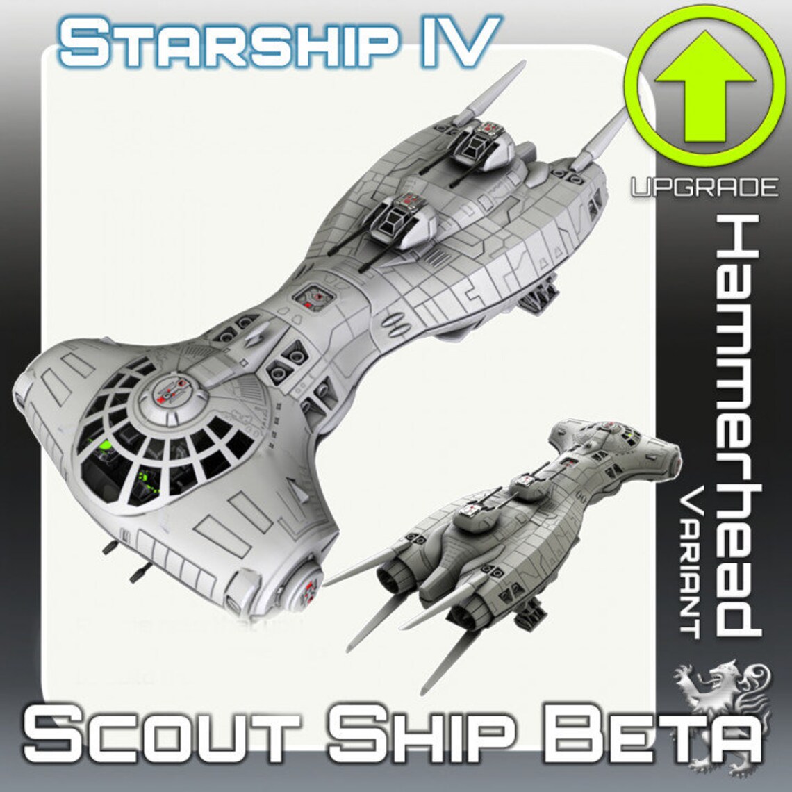 Science Fiction Miniatures Scout Ship Beta in 28mm by 2nd Dynasty - Etsy