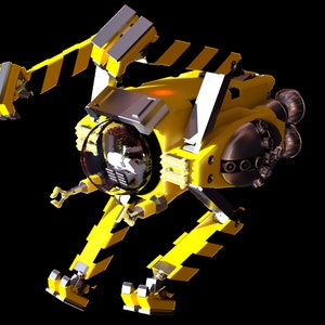 Spidercrab Science Fiction Miniature Spaceship Terrain in 28mm by 2nd ...